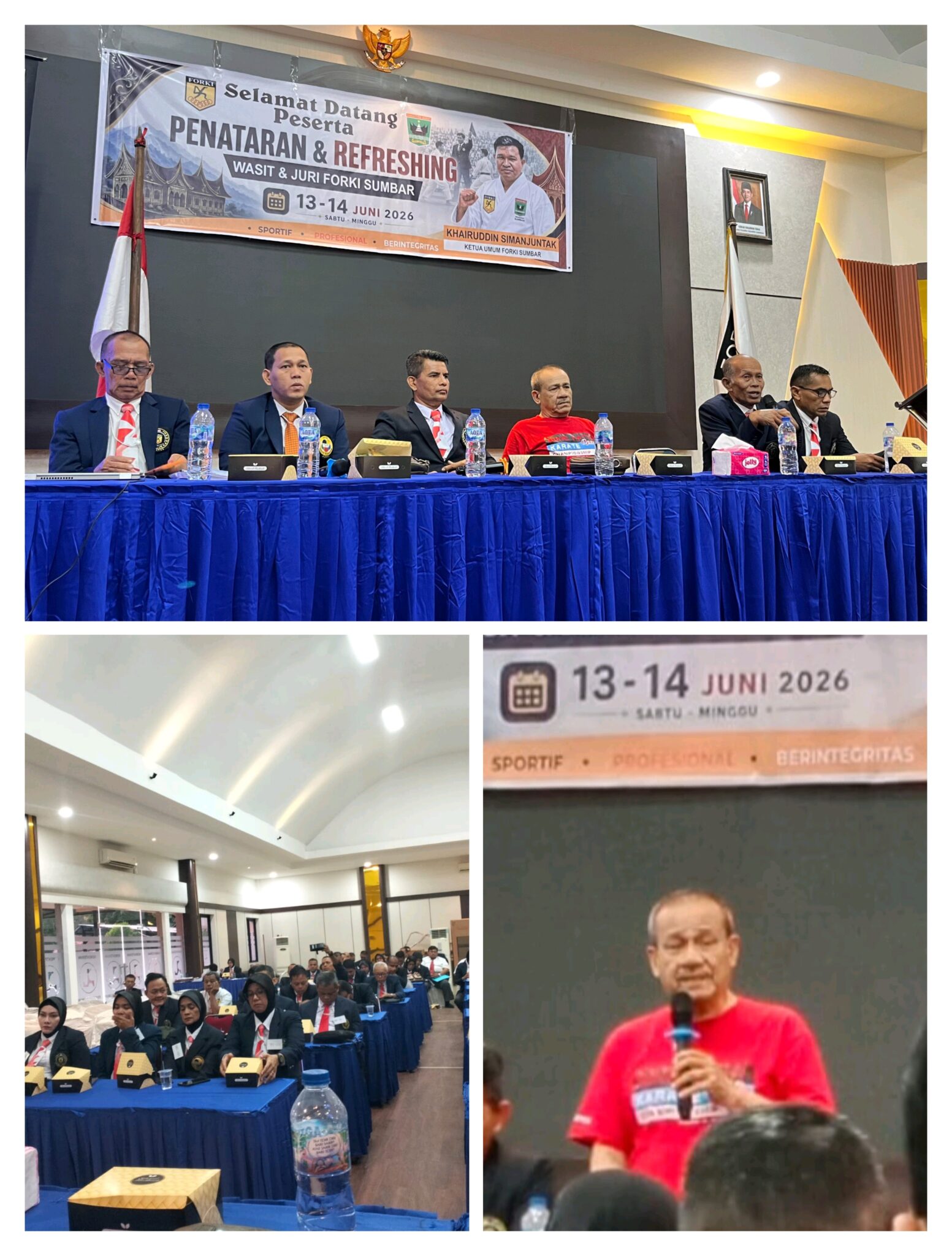 115 Wasit dan Juri Ikuti Penataran/Refreshing FORKI Sumbar, Siap ...